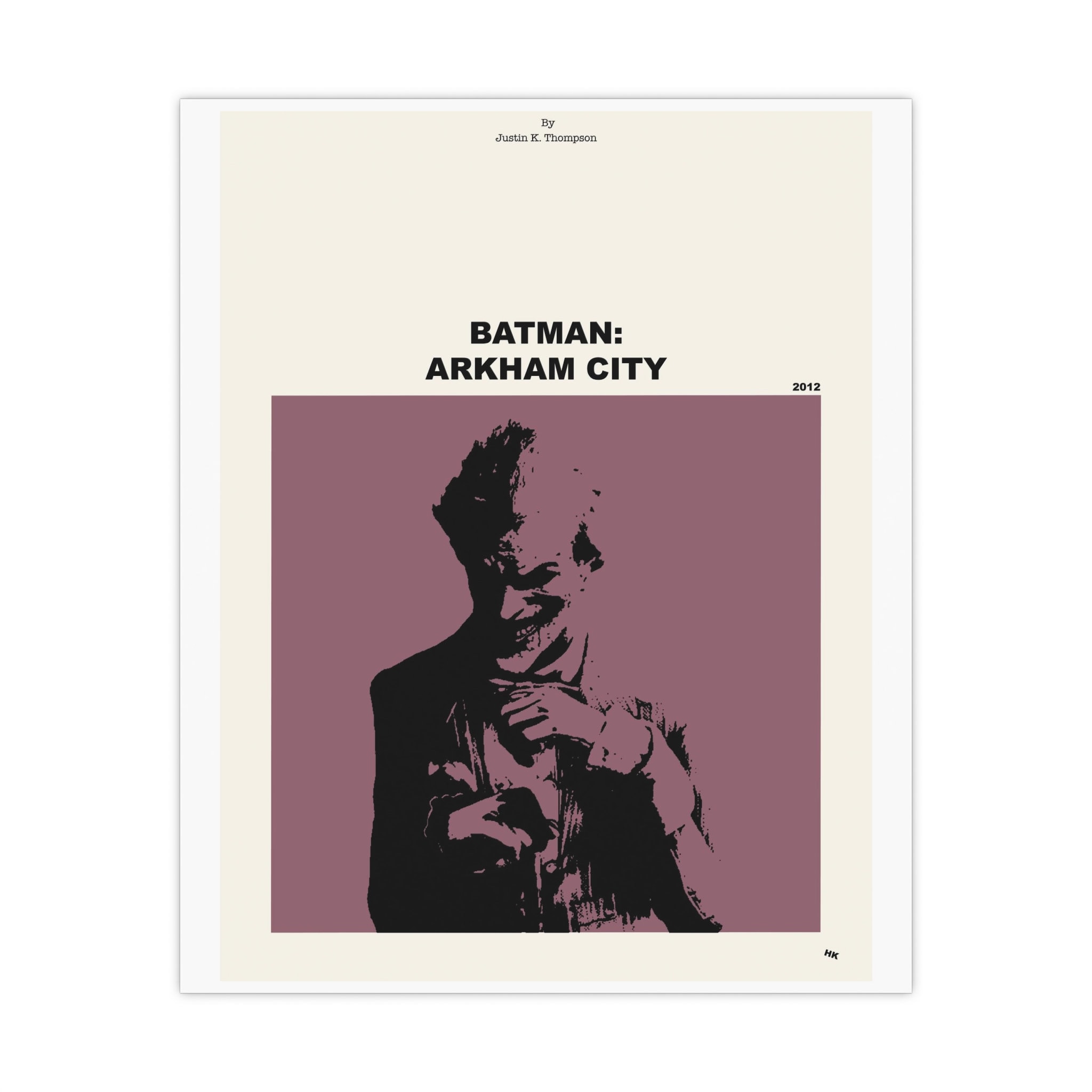 Batman Arkham City Most Wanted Poster