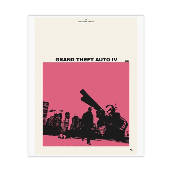 Grand Theft Auto Iv Poster - Etsy