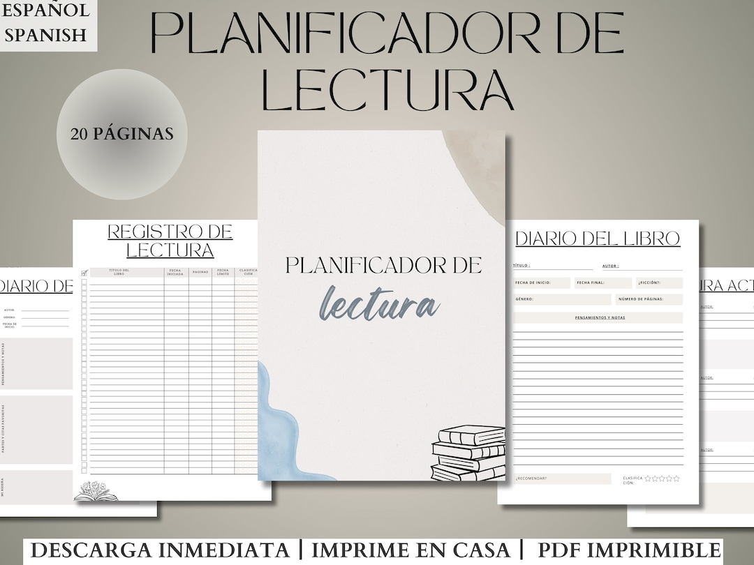 Diario De Lectura L Rastreador De Lectura L Registro De Lectura L ...
