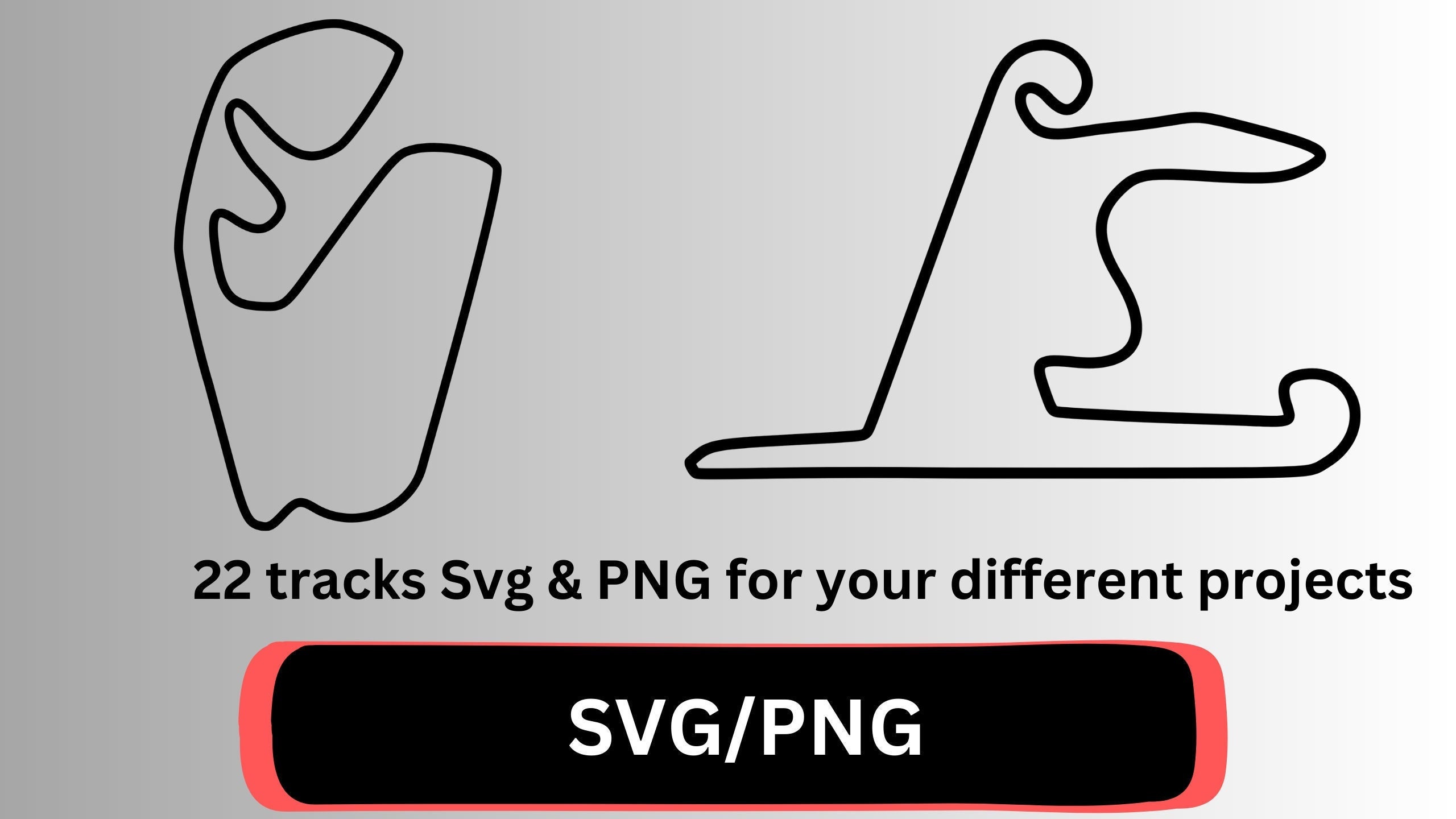 22 Separate Racing_tracks PNG & SVG Files for T Shirts, Youtube Videos ...