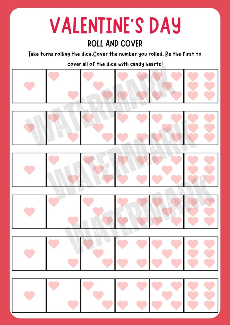Printable Activity Pages Set of 5 Kids Valentine Activity Pages ...