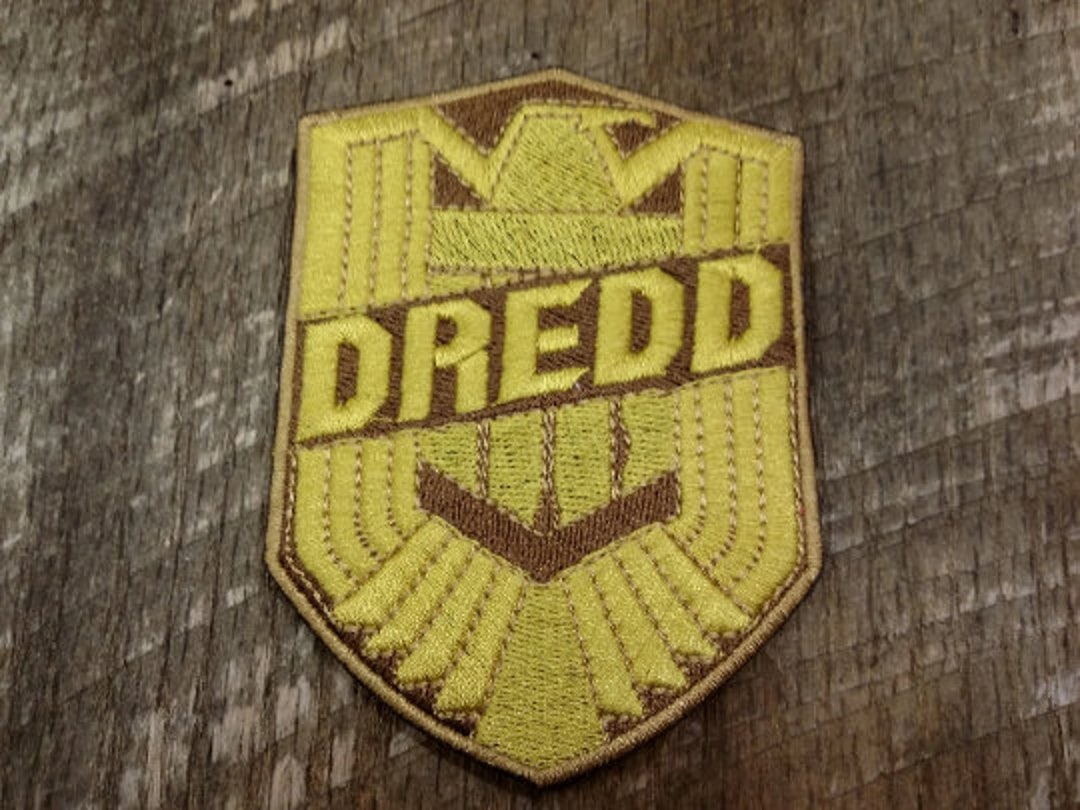 Judge Dredd Badge Embroidered Patch - Etsy