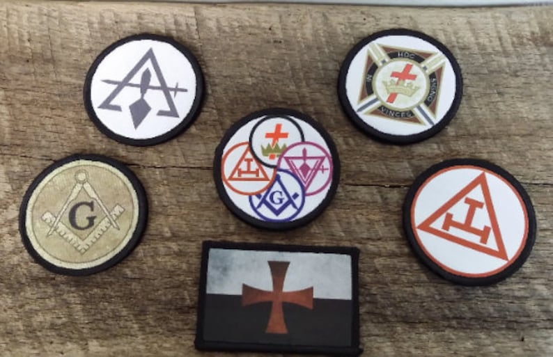 Masonic York Rite Knights Templar Blue Lodge Embroidered and Sublimated ...