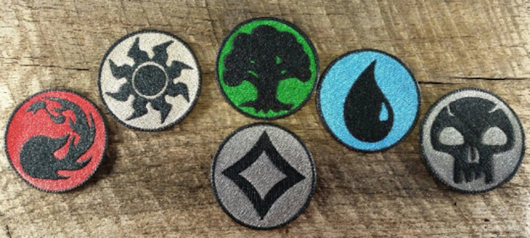 Magic the Gathering Mana Symbol Patch - Etsy