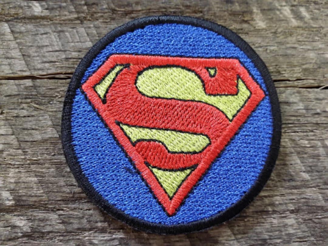 Superman Comics Embroidered Patches - Etsy
