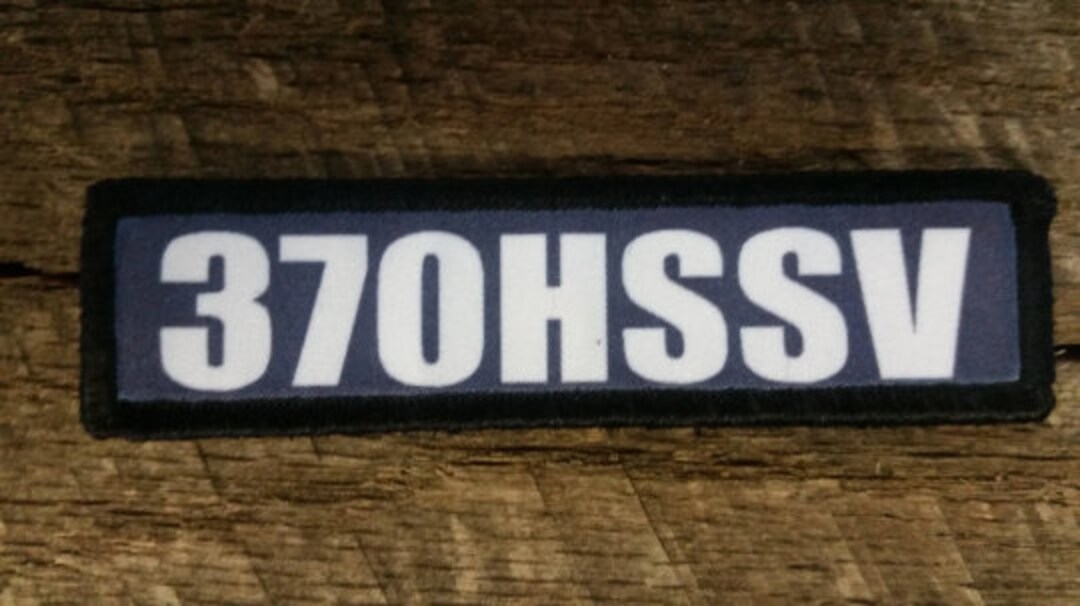 370HSSV Sublimated Patches - Etsy