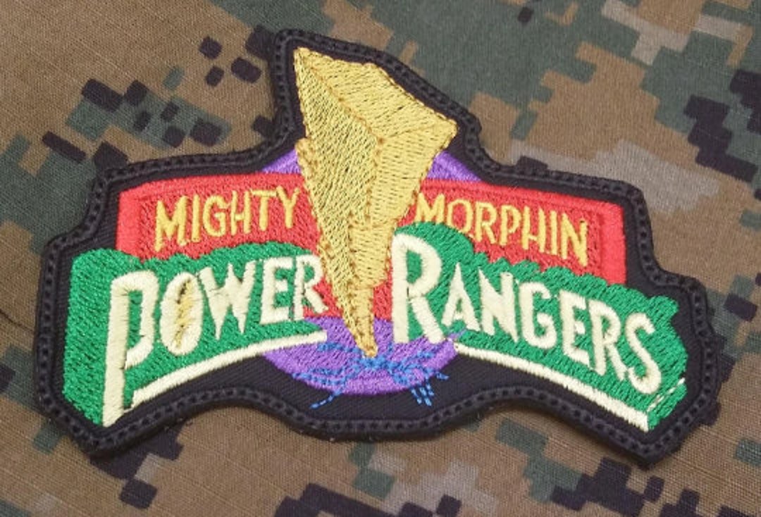 Mighty Morphen Power Rangers Embroidered Patches - Etsy