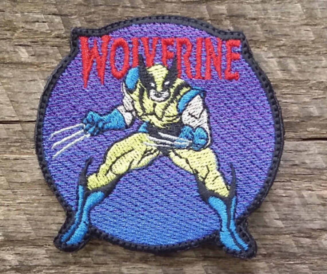 Marvel Wolverine Embroidered Patches - Etsy