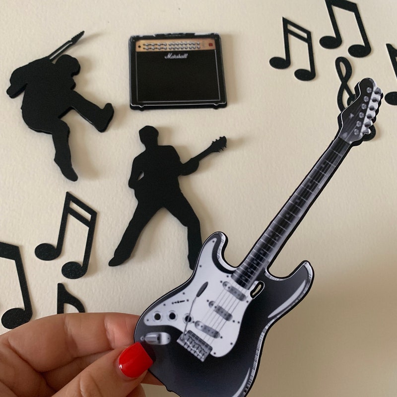 Guitar Cake Topper - Etsy UK