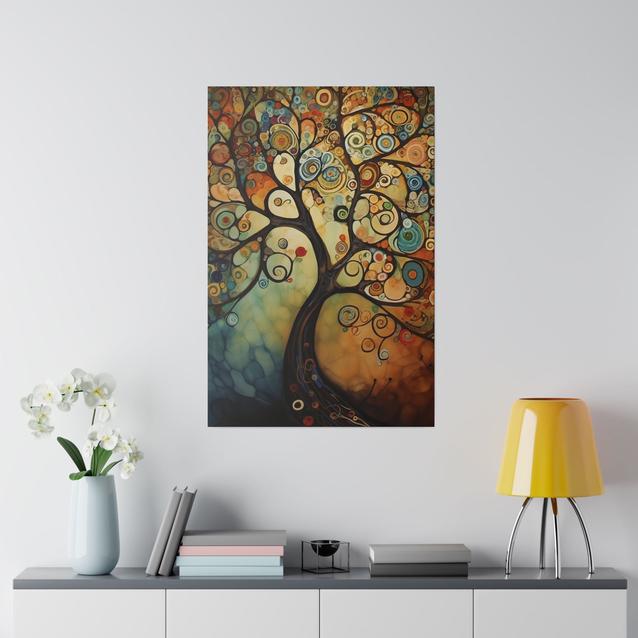 Canvas Wrap Tree Art, Canvas Wall Art, Tree Wall Art, Decorative Tree ...