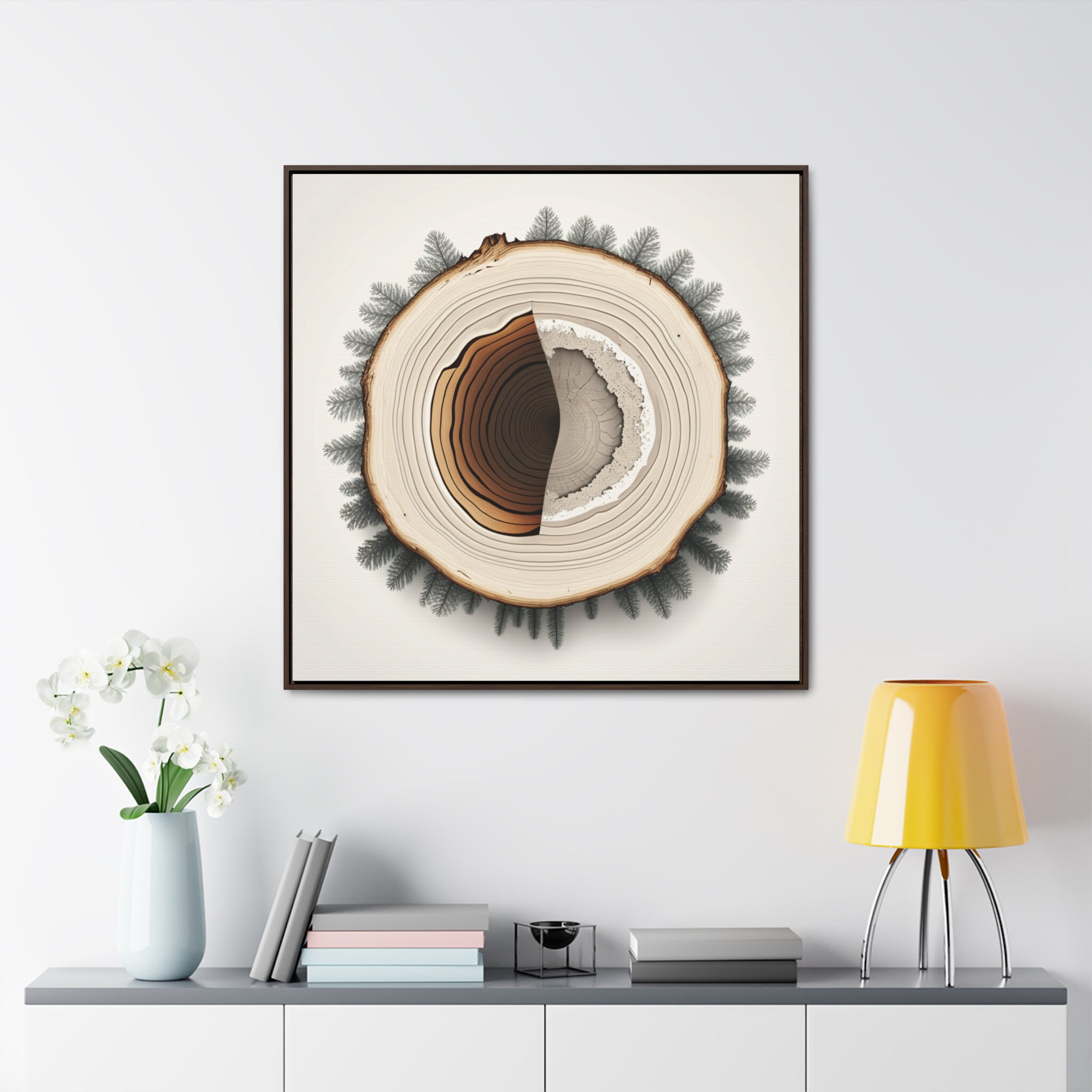 Circles of Life 2 - Gallery Canvas Wraps, Vertical Frame, Hanging Wall ...