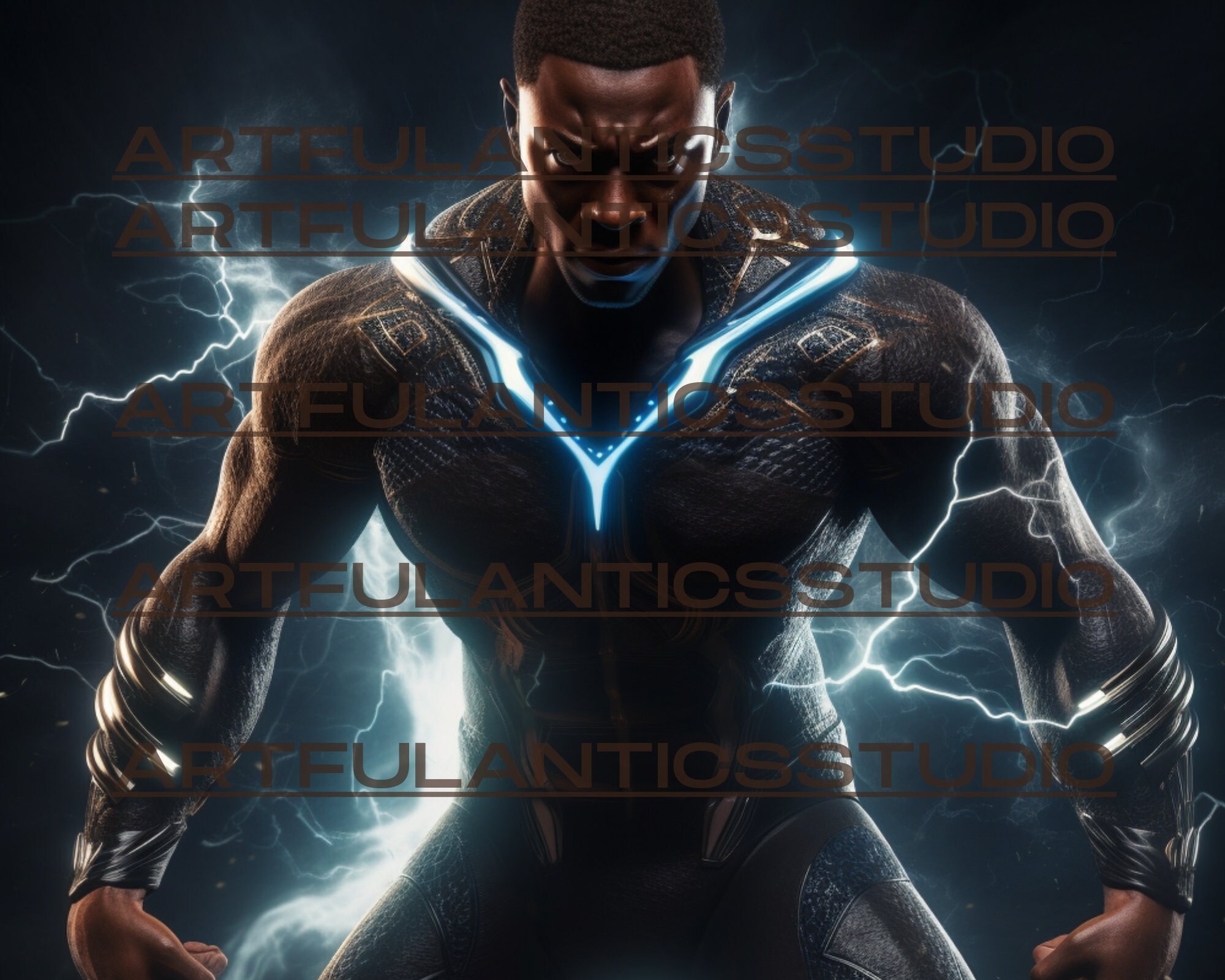 16 Dynamic Black Superhero Clip Art: Empowering Images of Black Heroes ...
