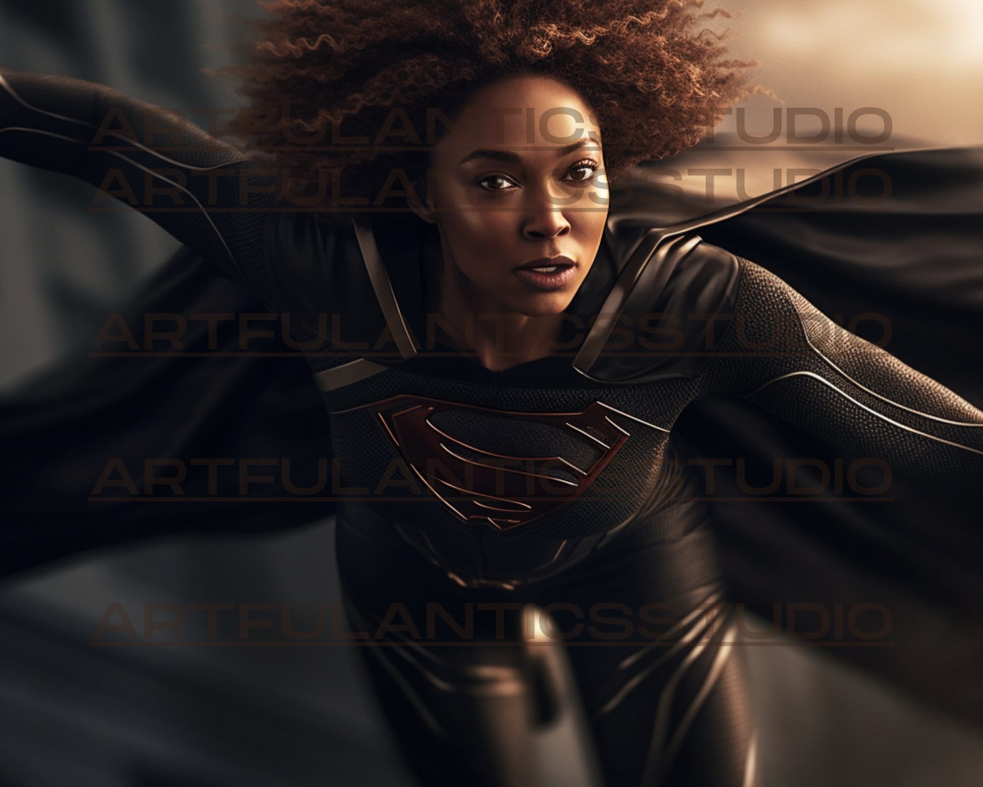 16 Radiant Black Women Superhero Clip Art: Empowering Images of Black ...
