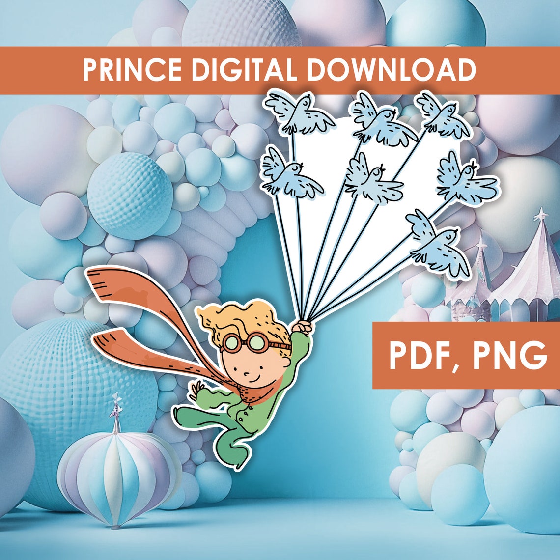 Little Prince Cutout: Birthday Party Decor (digital Download) - Etsy