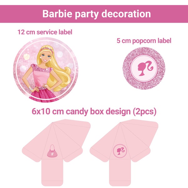 Barbie Box Png - Etsy
