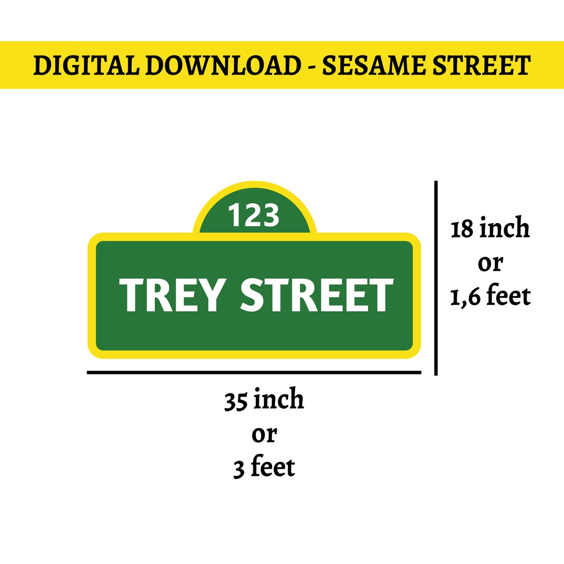 Sesame Street Board Sesame Street Birthday Party Sesame - Etsy