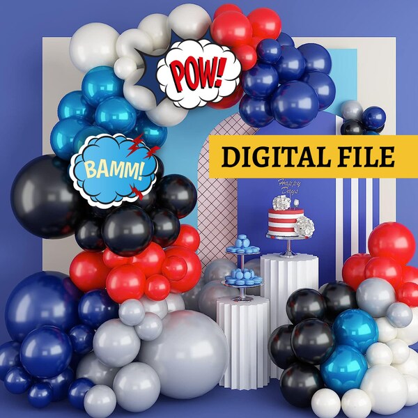 Comic Action Words - Etsy