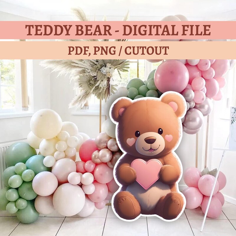 Teddy Bear Cutouts - Etsy