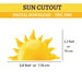 Sun Cutout: Summer Party Decor (digital Download) - Etsy