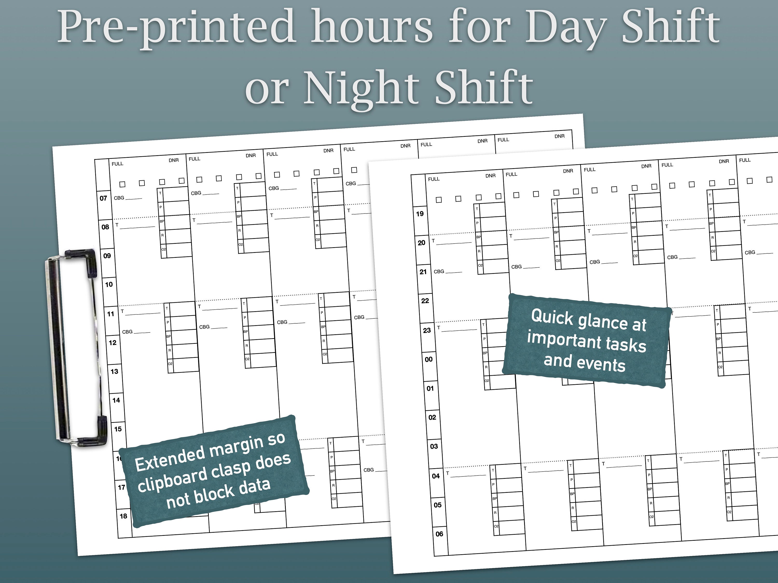 Nursing Task Sheet: Six Patient Task Chart for Med-surg/tele - Etsy