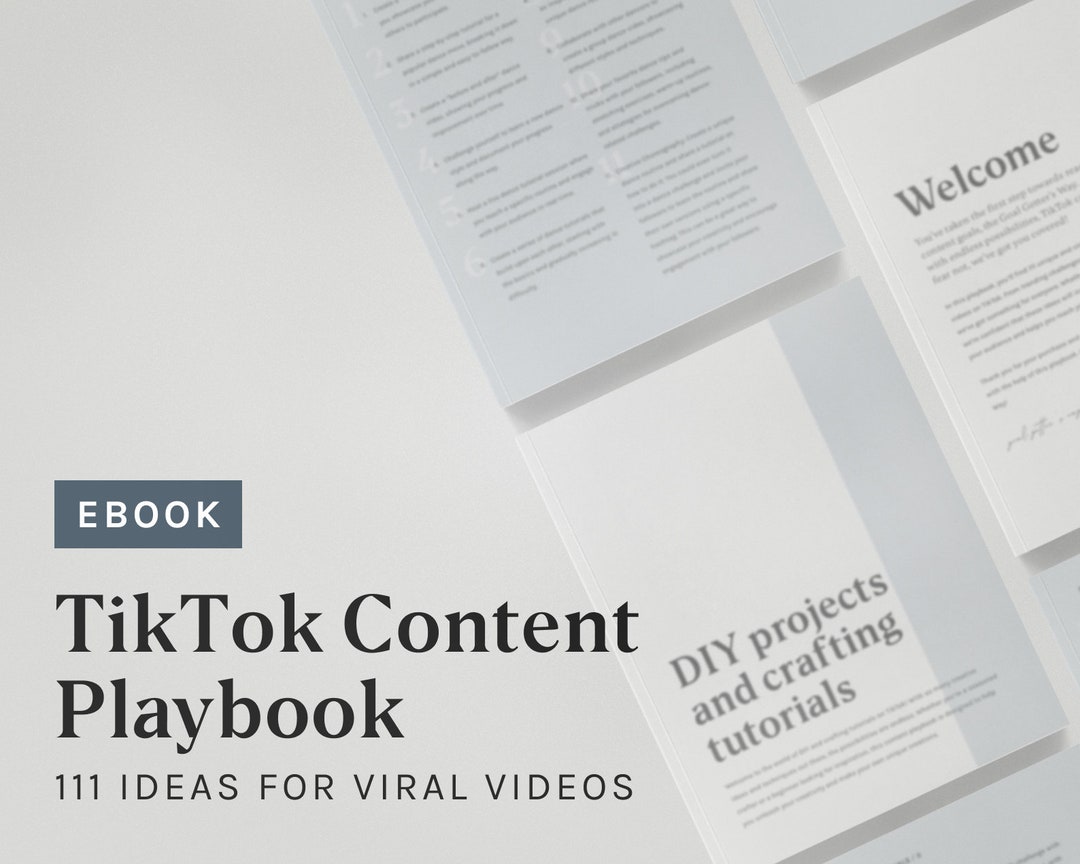 Tiktok Content Playbook: 111 Winning Ideas to Boost Your Views and ...