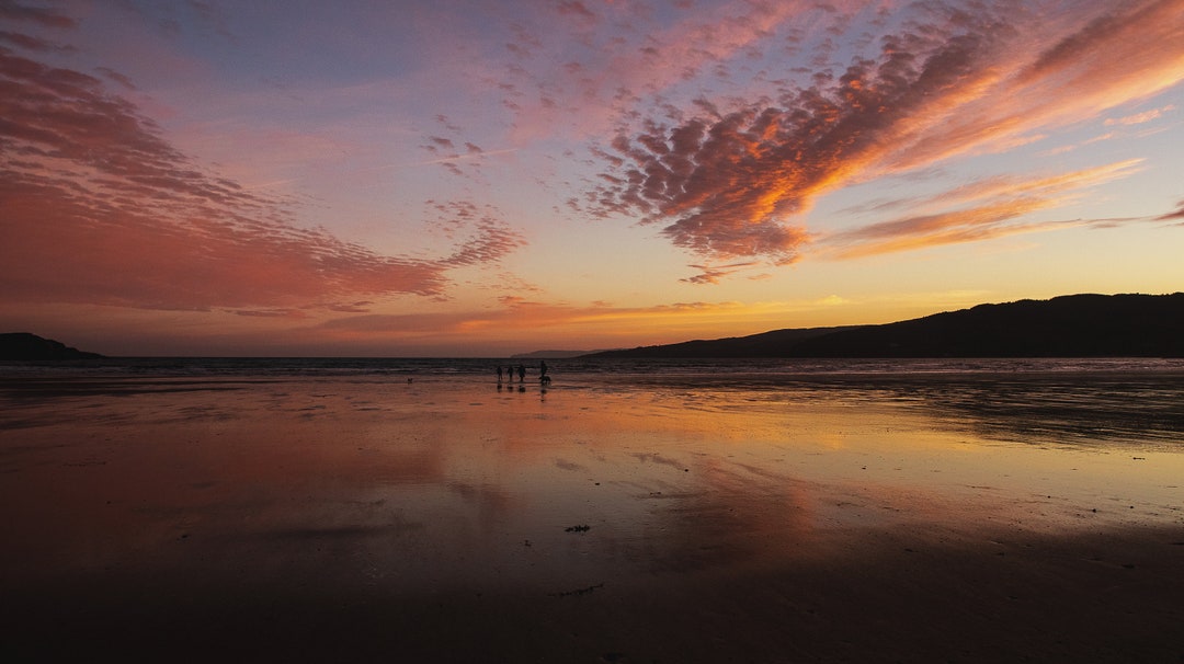 Evening Stroll, Carradale Bay Sunset, Carradale, Kintyre, Argyll ...