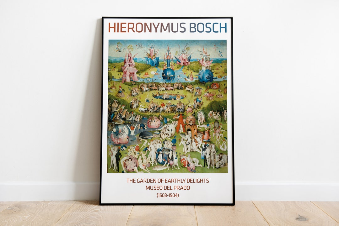 Hieronymus Bosch | "the Garden of Earthly Delights" Poster ...