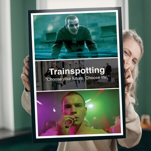1996 Trainspotting Movie Poster | Choose Life Quote | Minimalist Movie ...