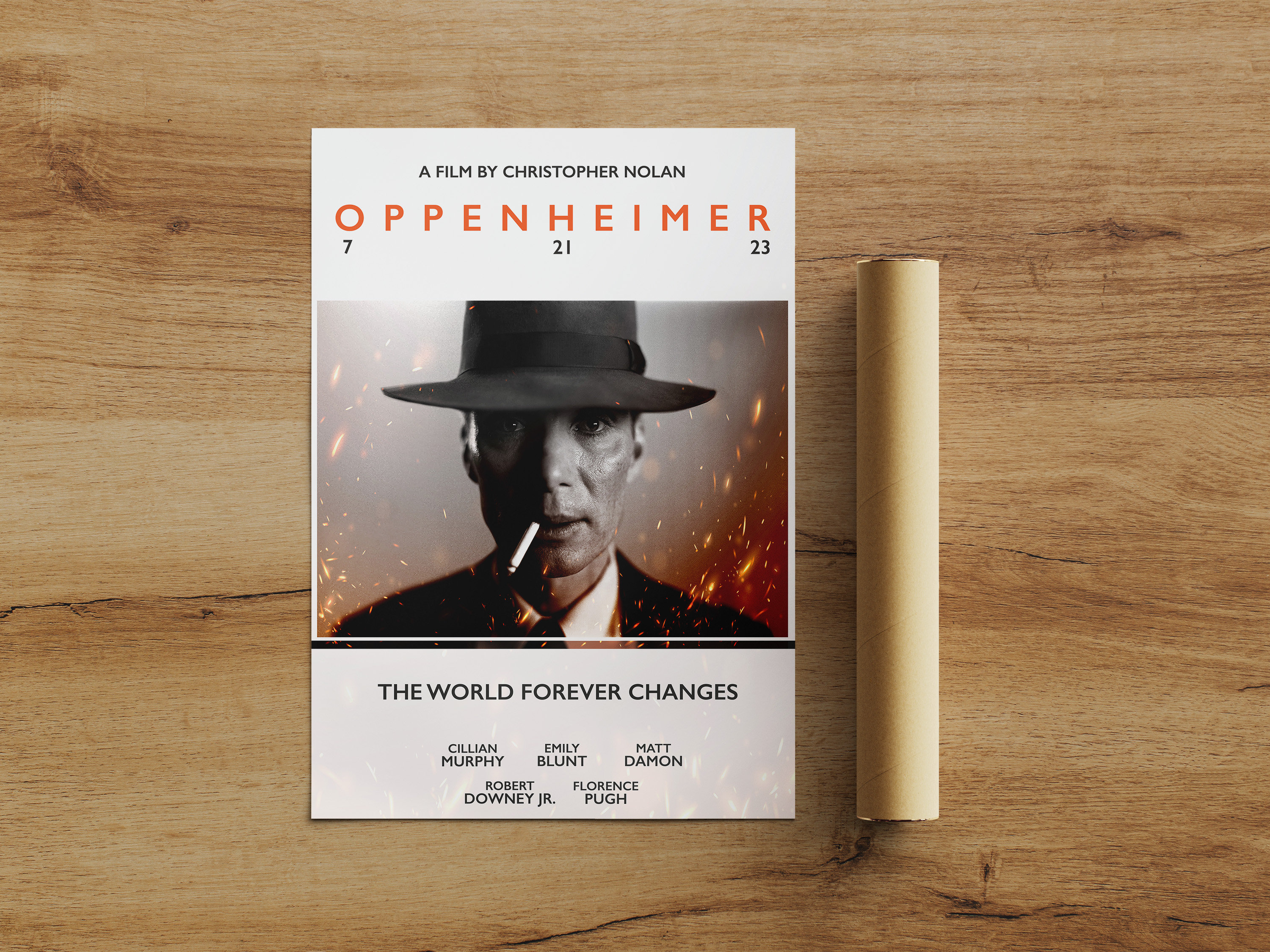 Oppenheimer Film Poster | Christopher Nolan Poster