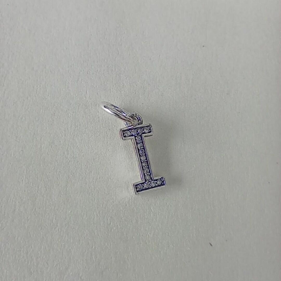Pandora Sterling Silver Letter I Initial Dangle Charm - Etsy