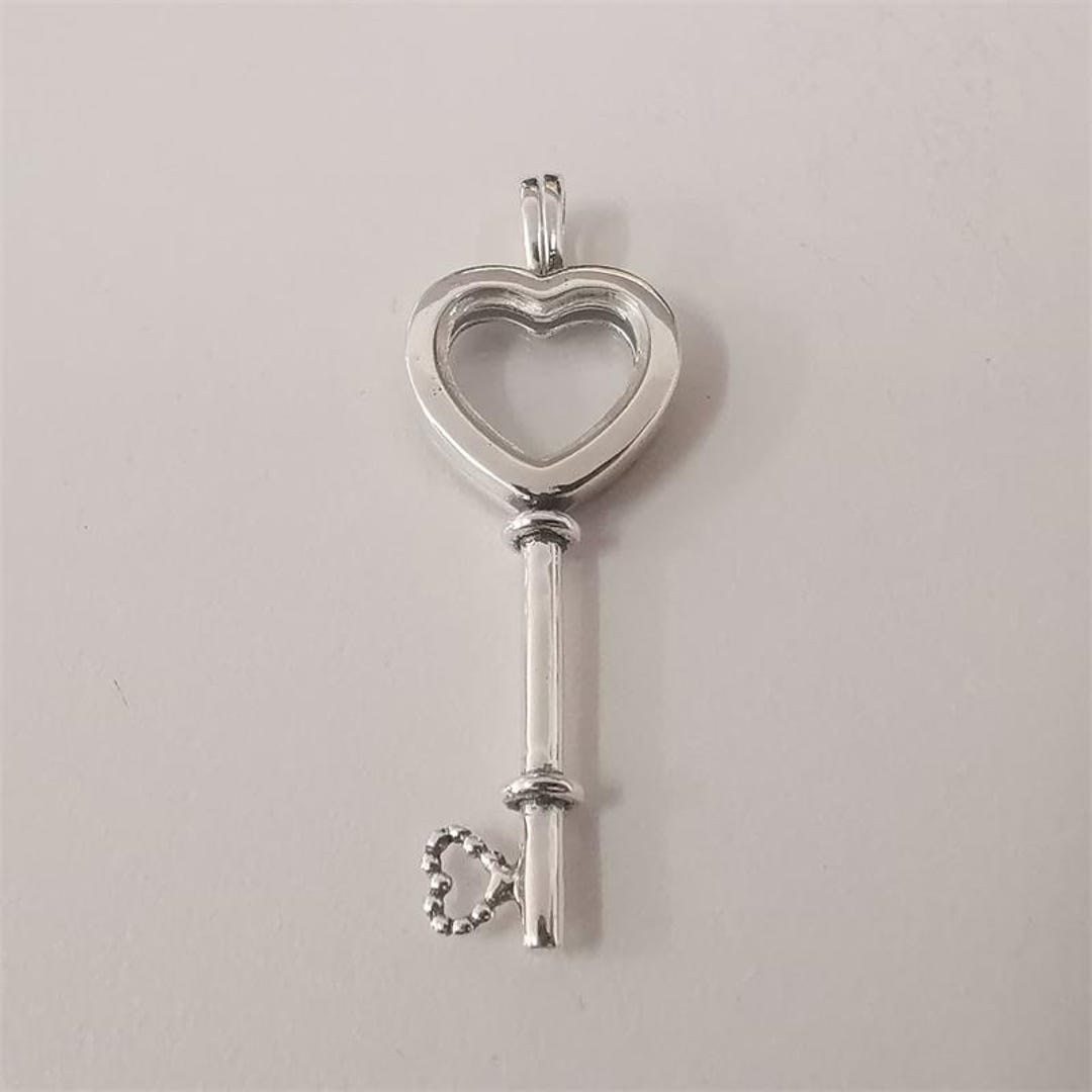 Pandora Floating Heart Locket Key Charm - Etsy