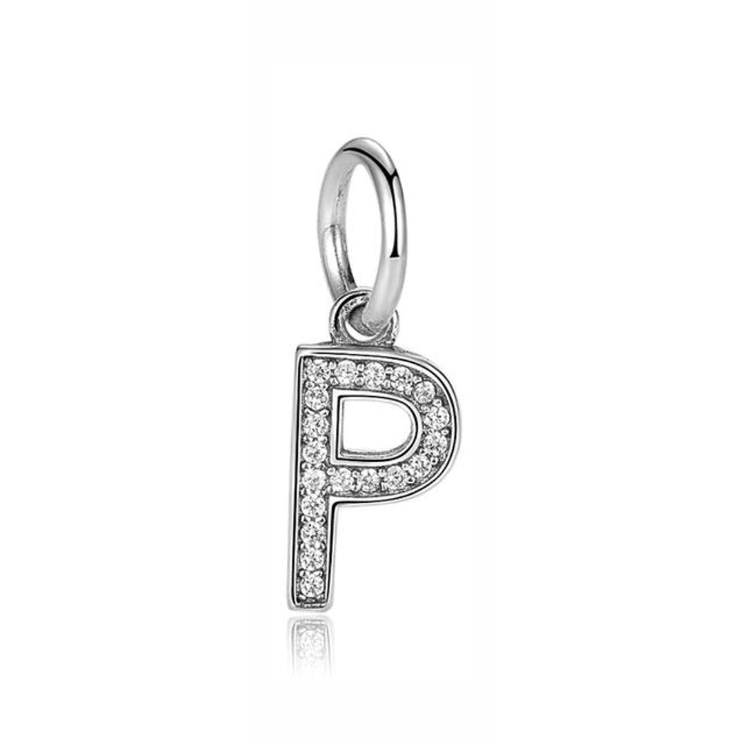 Pandora Sterling Silver Letter P Initial Dangle Charm - Etsy
