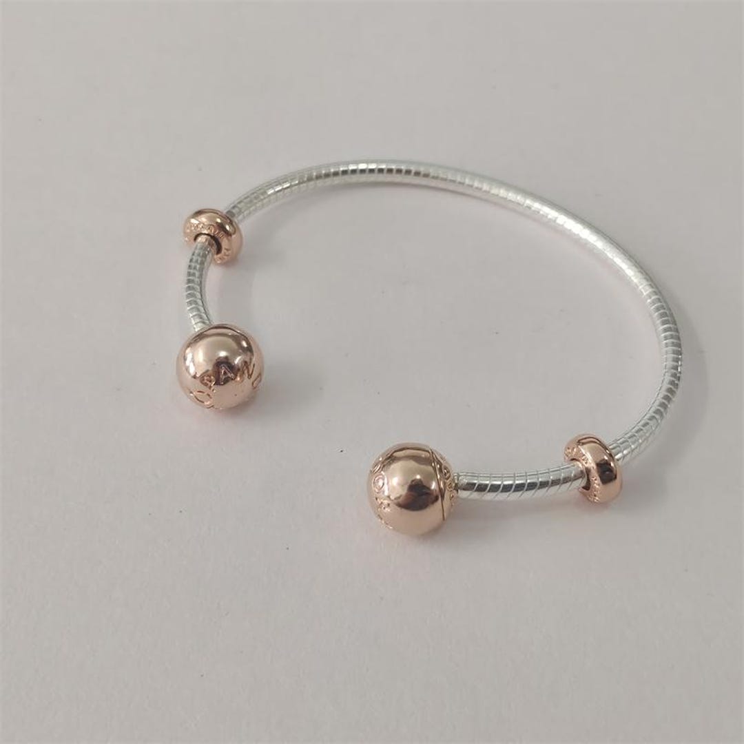 Pandora Sterling Silver Open Bangle - Etsy