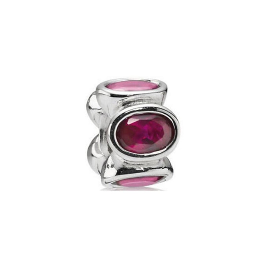 Pandora Ruby Zirconia Oval Lights Charm - Etsy