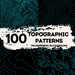 100 Topographic Patterns Transparent Background, Light Blue Pattern ...