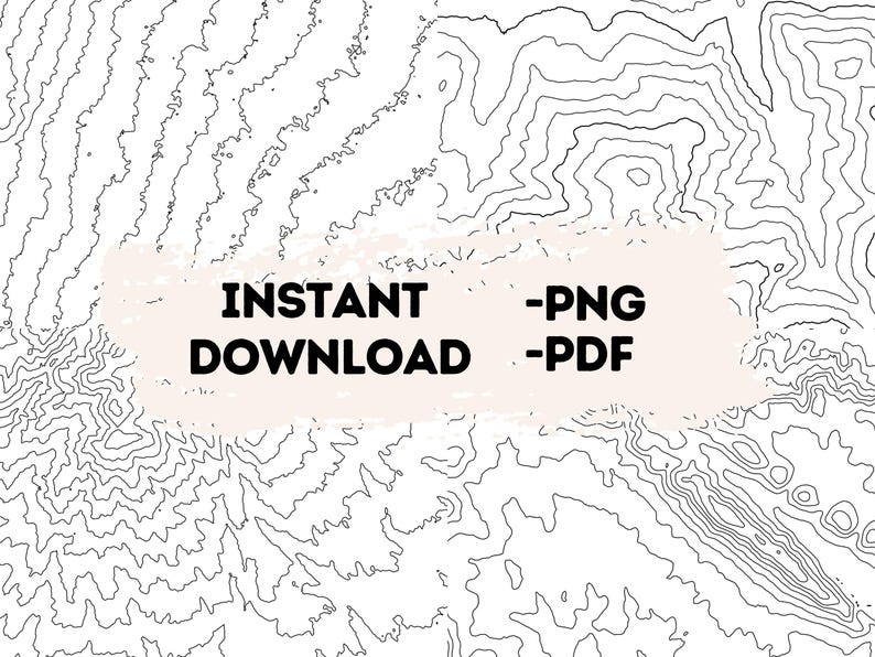 100 Topographic Maps Patterns Transparent Background, Black Pattern ...