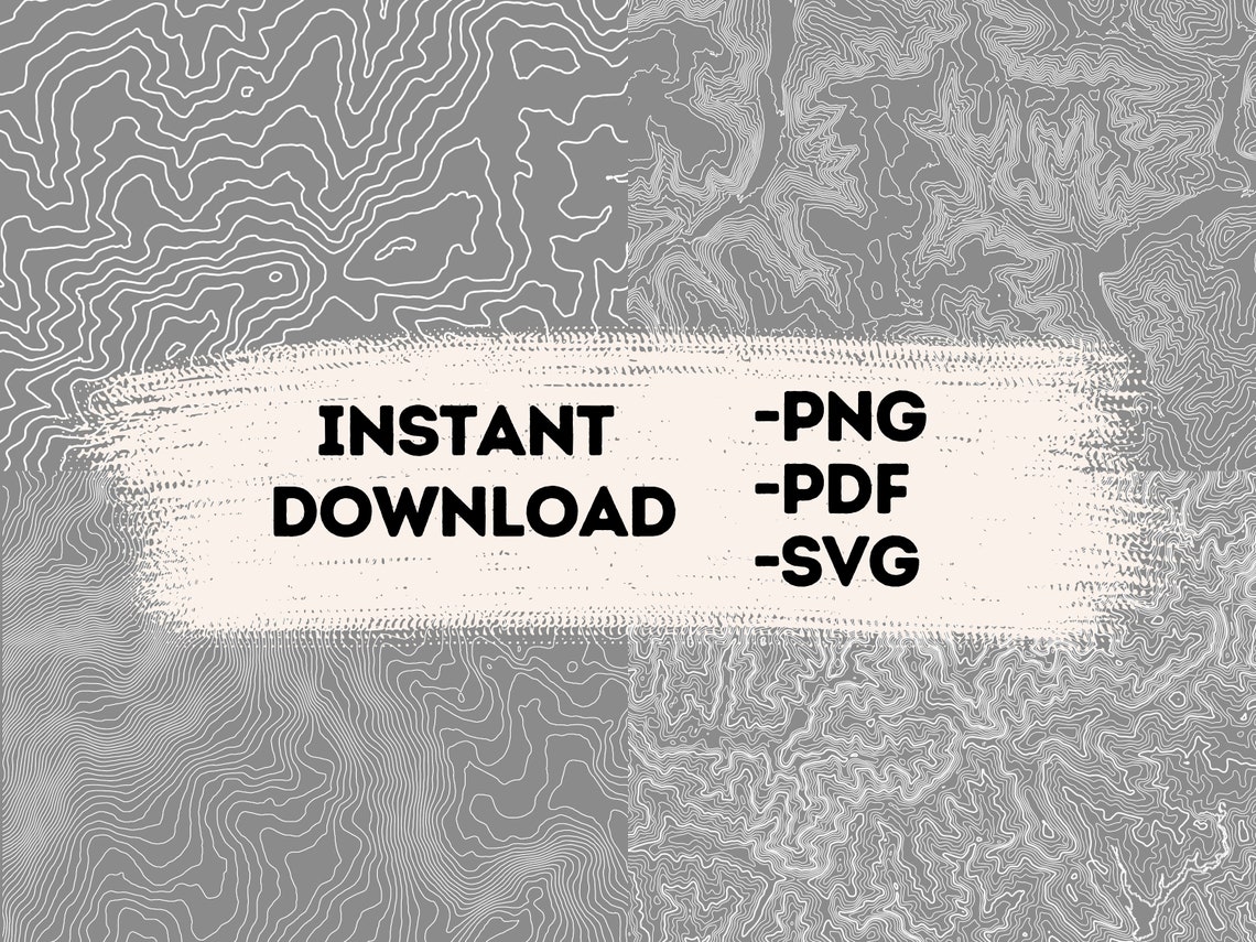 100 Topographic Patterns Transparent Background, White Pattern ...