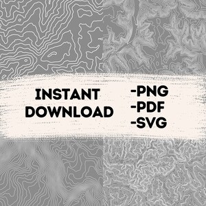 100 Topographic Patterns Transparent Background, White Pattern ...