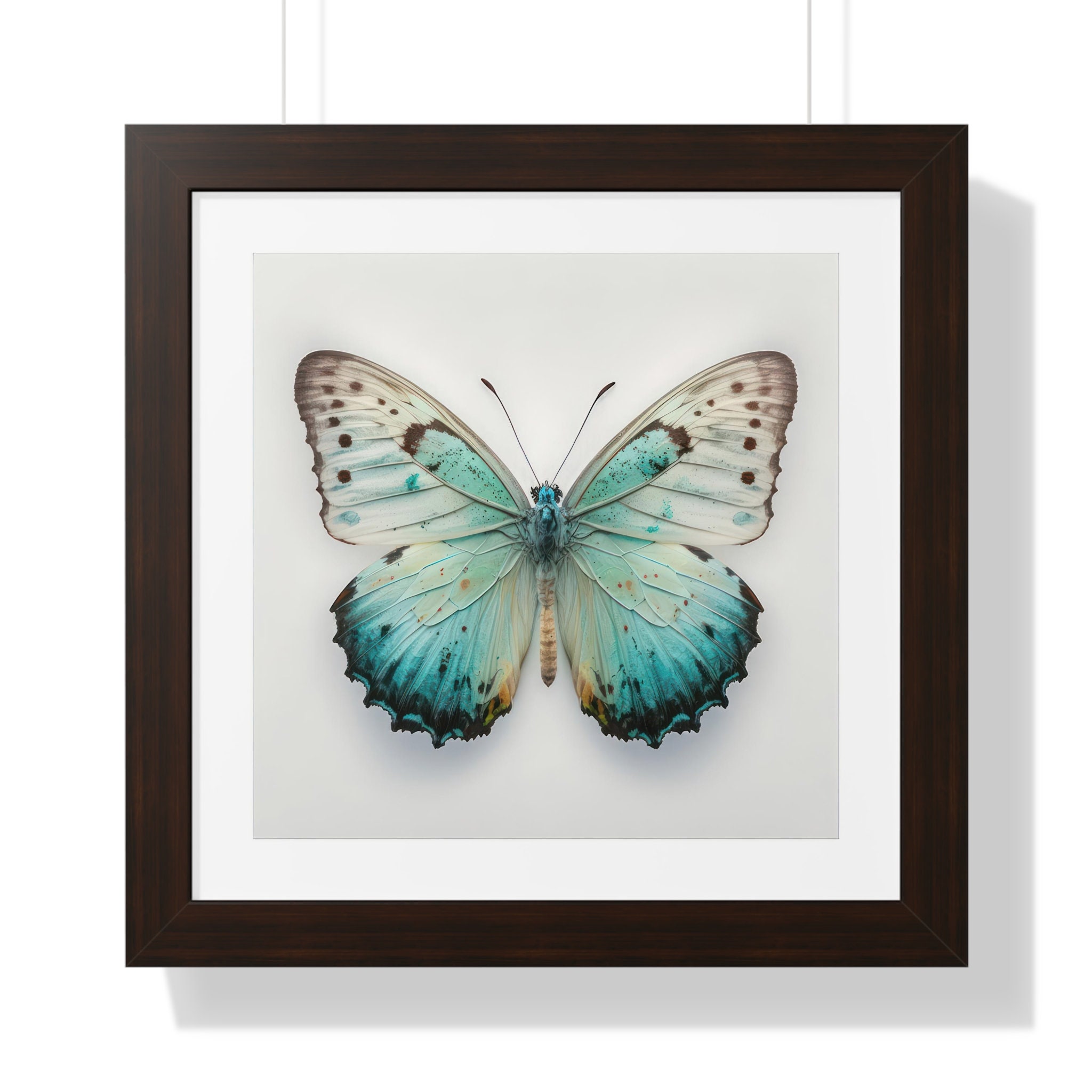 Butterfly Collection, #7, Square, Series, Framed Poster, Digital, Wall ...