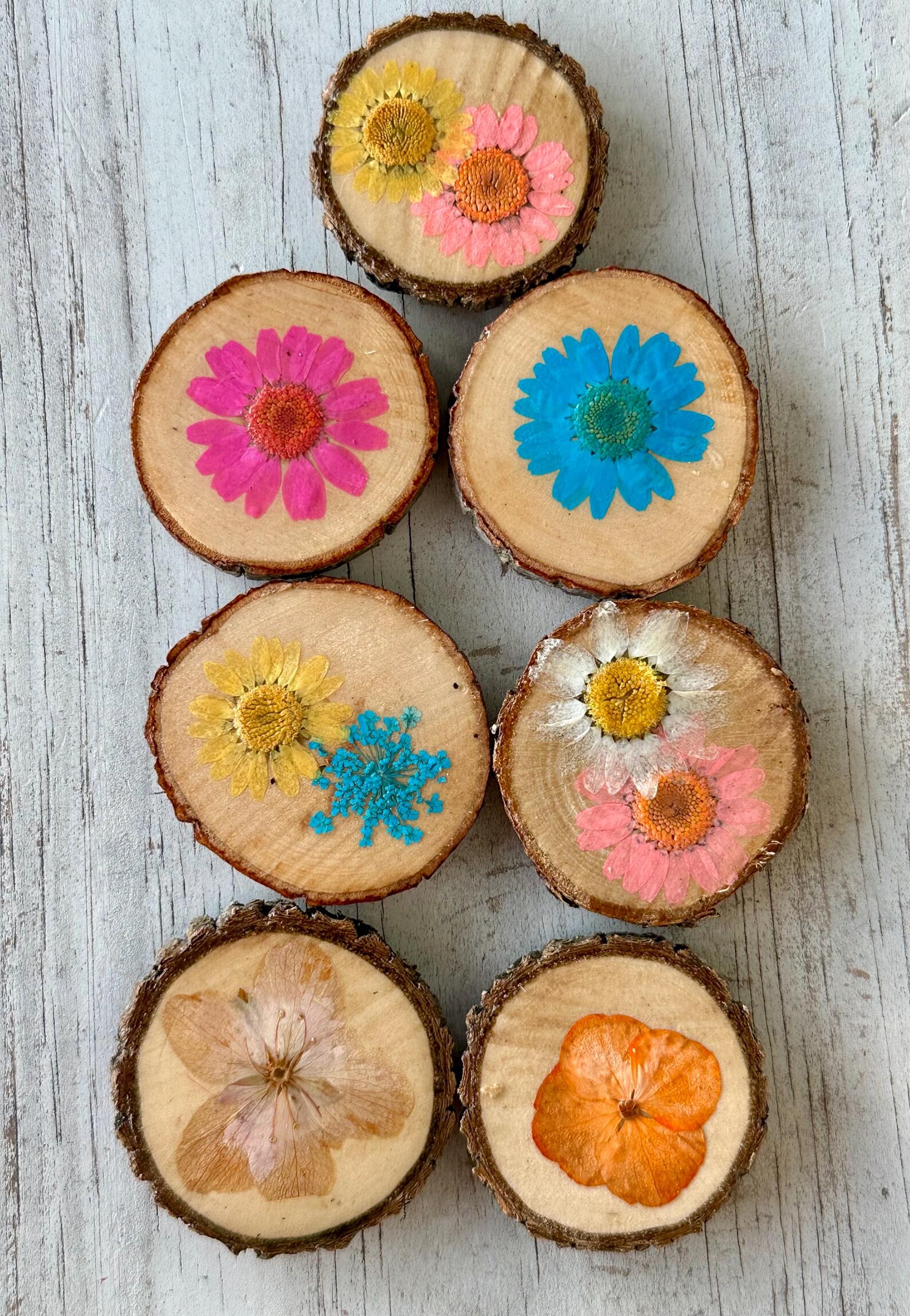 Pressed Flower Magnet: Cottagecore Kitchen Magnets - Etsy