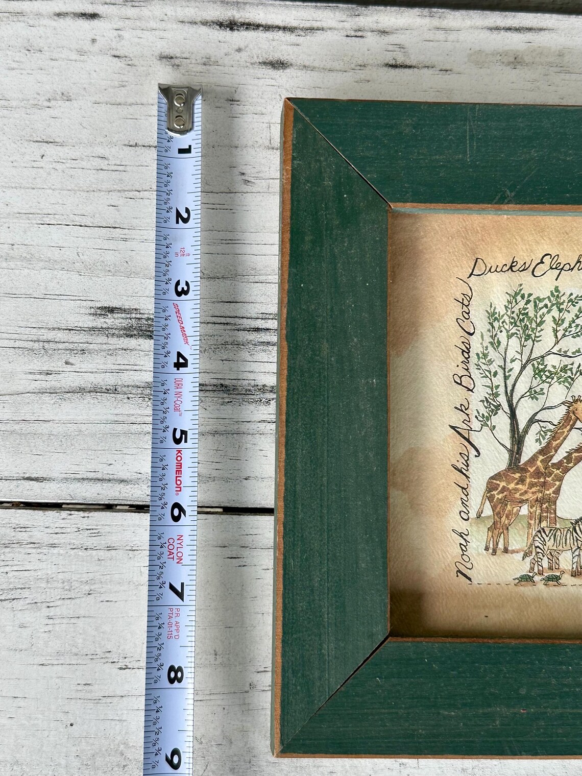 Vintage Noah's Ark ABC Print: Linda Spivey Art, Early 2000s Nursery ...