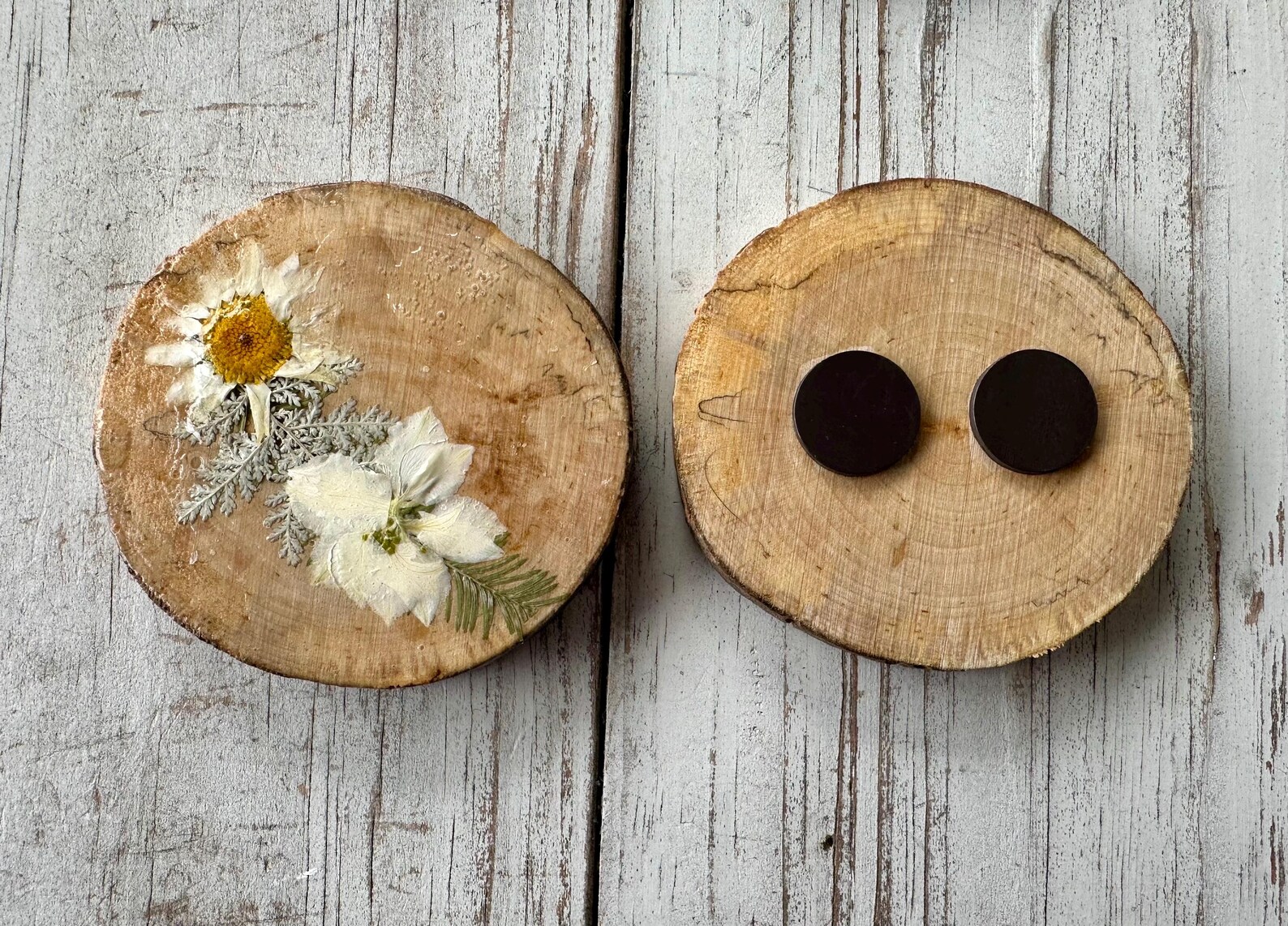 Pressed Flower Magnets - Boho Flower Kitchen Decor - Etsy
