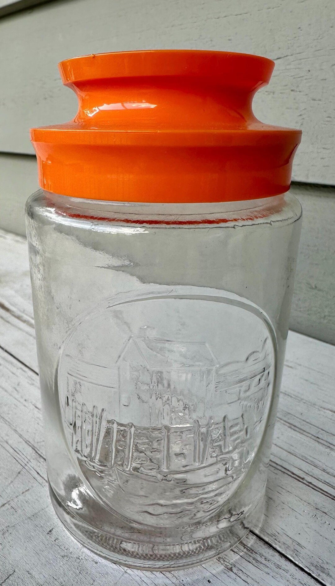 Vintage Anchor Hocking Wharf Jar With Lid: 1970s Tang Collectible - Etsy