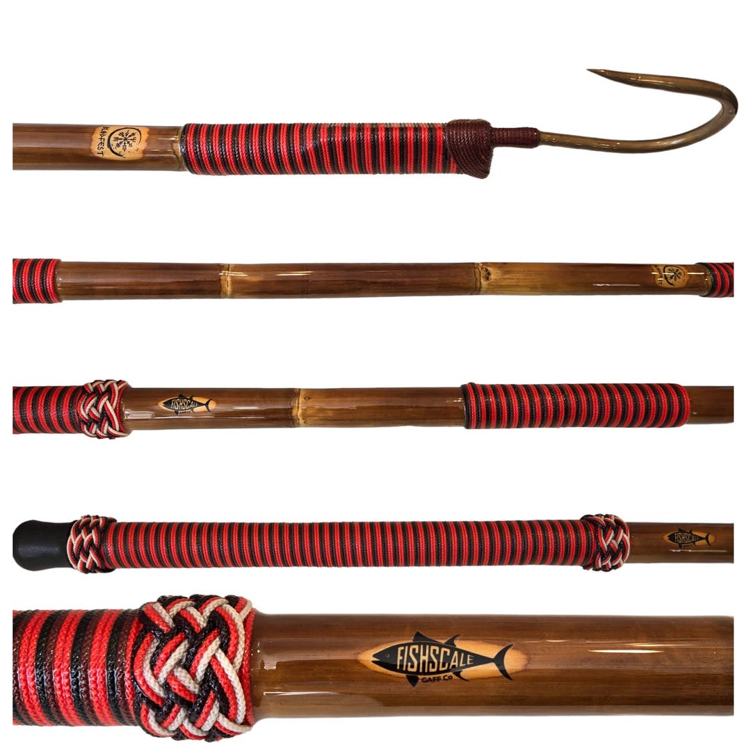 Fishscale Gaff Co BLODFEST Deckhand-style Calcutta Fish Gaff in Red ...