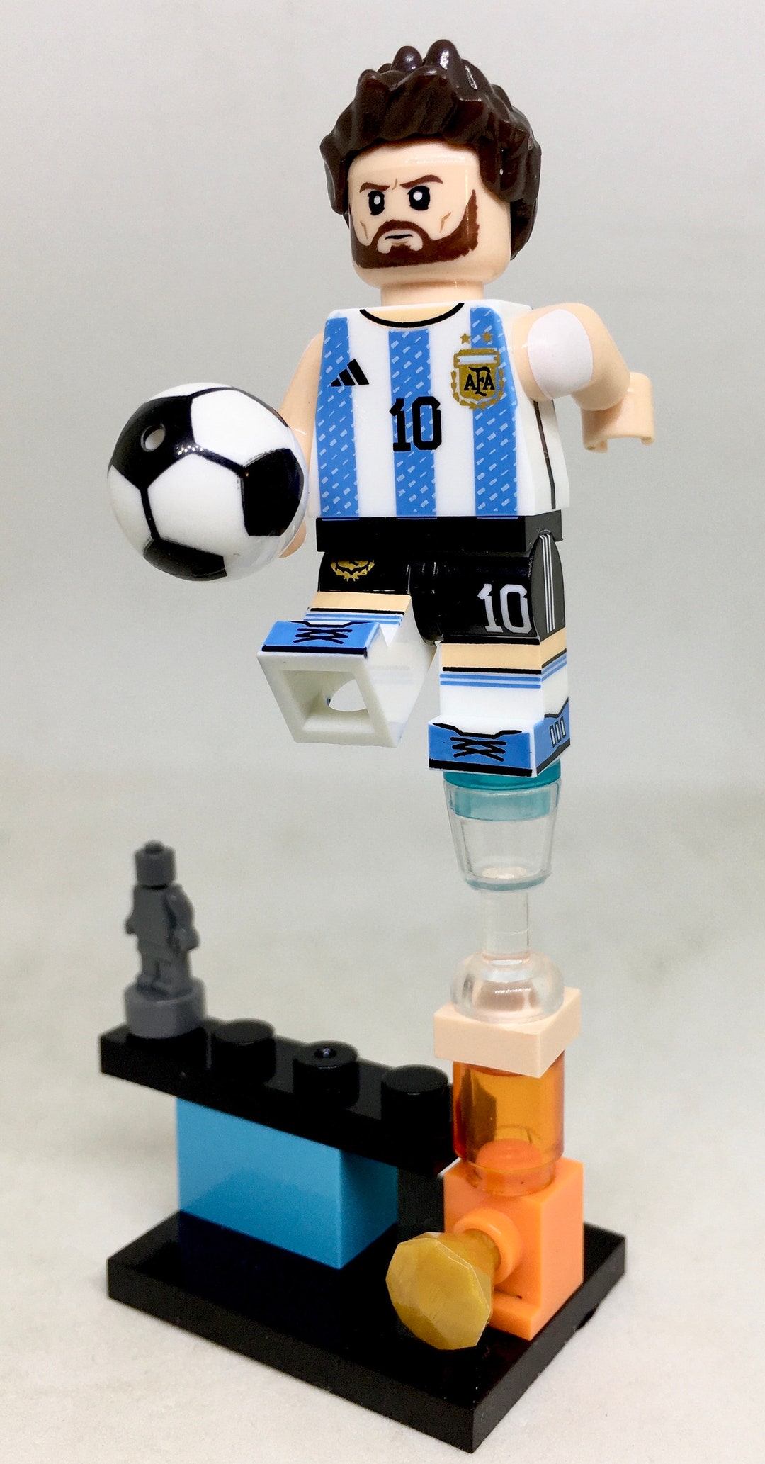 10 Lionel MESSI Minifigure Collectors Argentina God TM C RARE Top Free ...