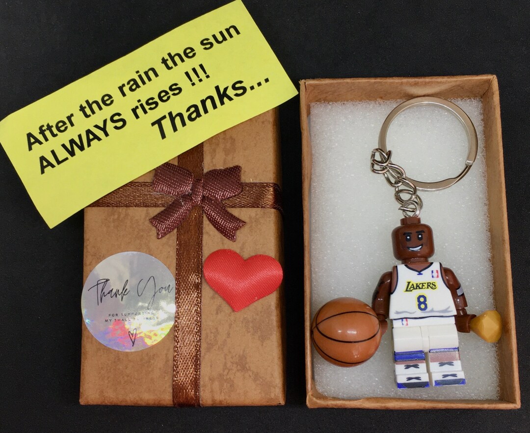 LEGO LAKERS 8 Mamba Black Llavero KOBE Collector's Minifigures for ...