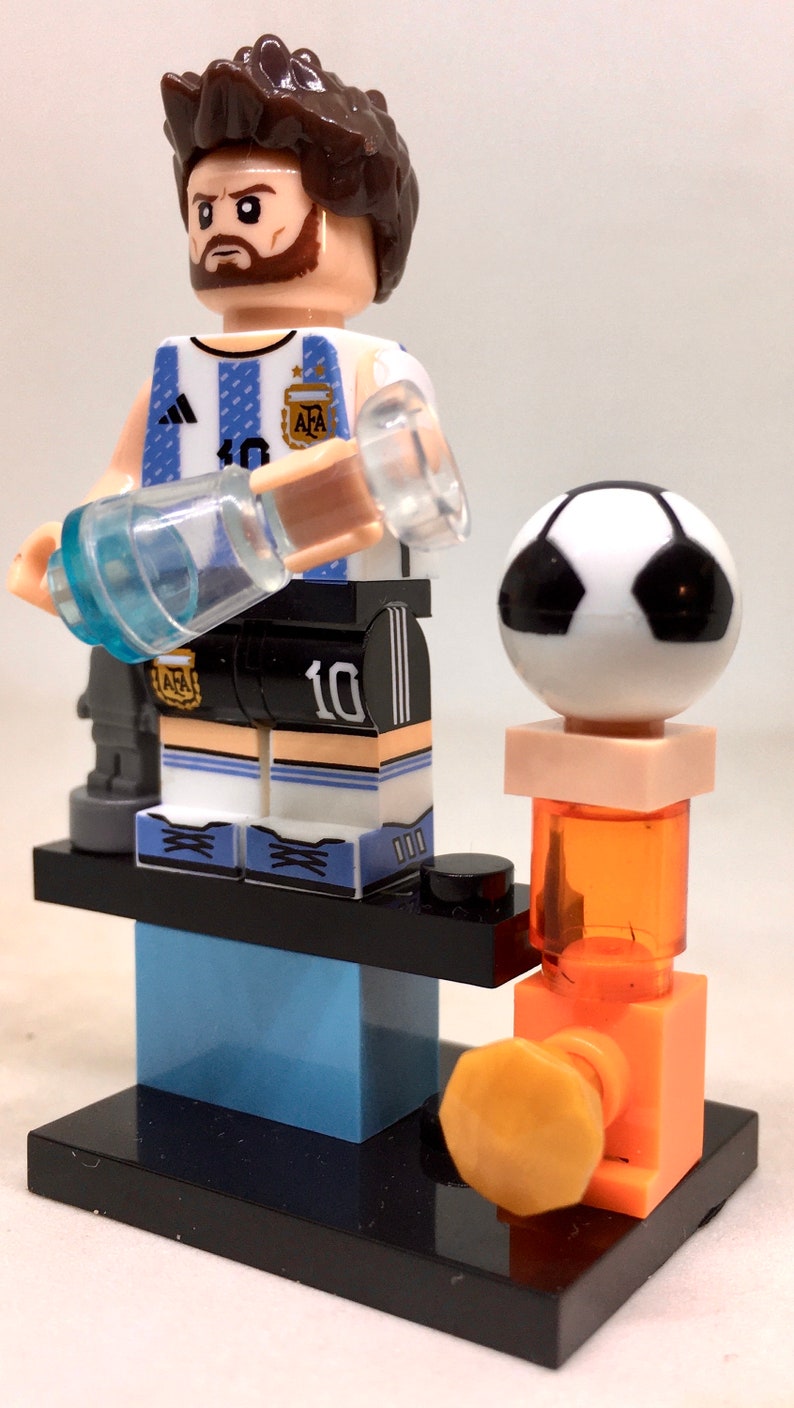 10 Lionel MESSI Minifigure Collectors Argentina God TM C RARE - Etsy