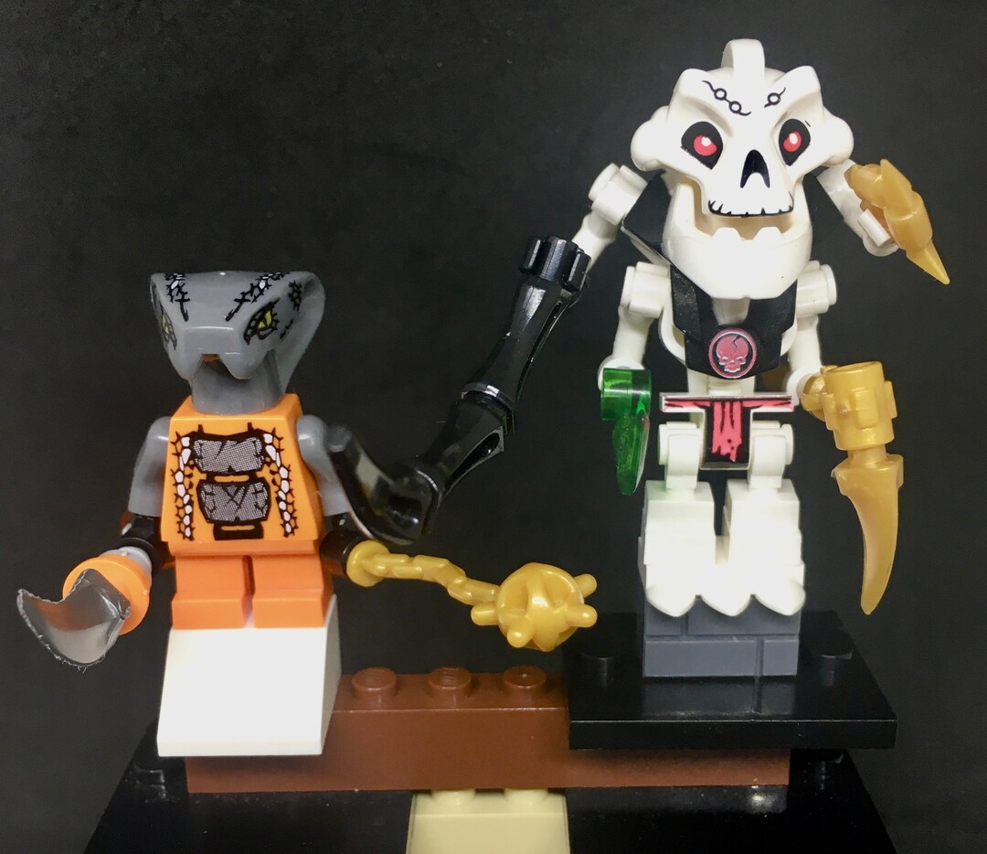 Diseños de esqueleto SAMUKAI minifiguras de serpiente - Etsy España