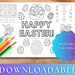 Printable Easter Activity Placemat, Easter Themed Activities, Easter ...