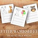 Letter Practice Sheets, Montessori Letters, Letter Worksheet Activity ...